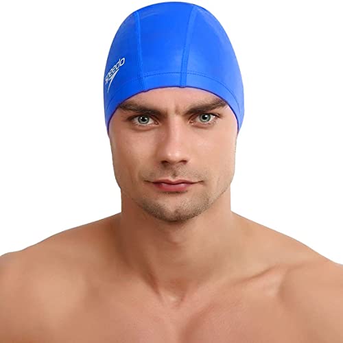 Speedo Polyester Unisex Swimming Swim Pool Cap Hat Adult - Navy Blue