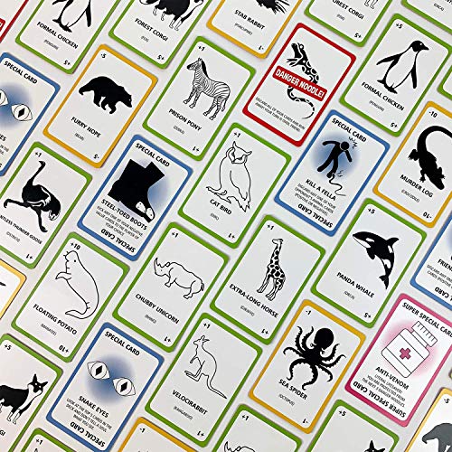 University Games | Danger Noodle Family Card Game, for 2 to 8 Players Ages 12 and Up