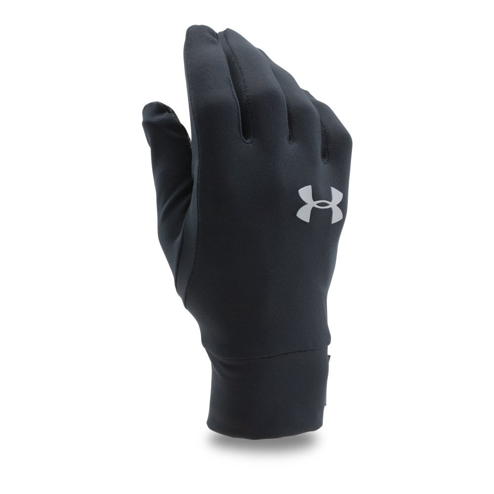 Under Armour Liner Coldgear Storm Water Repellant Glove,Black/Black,Large
