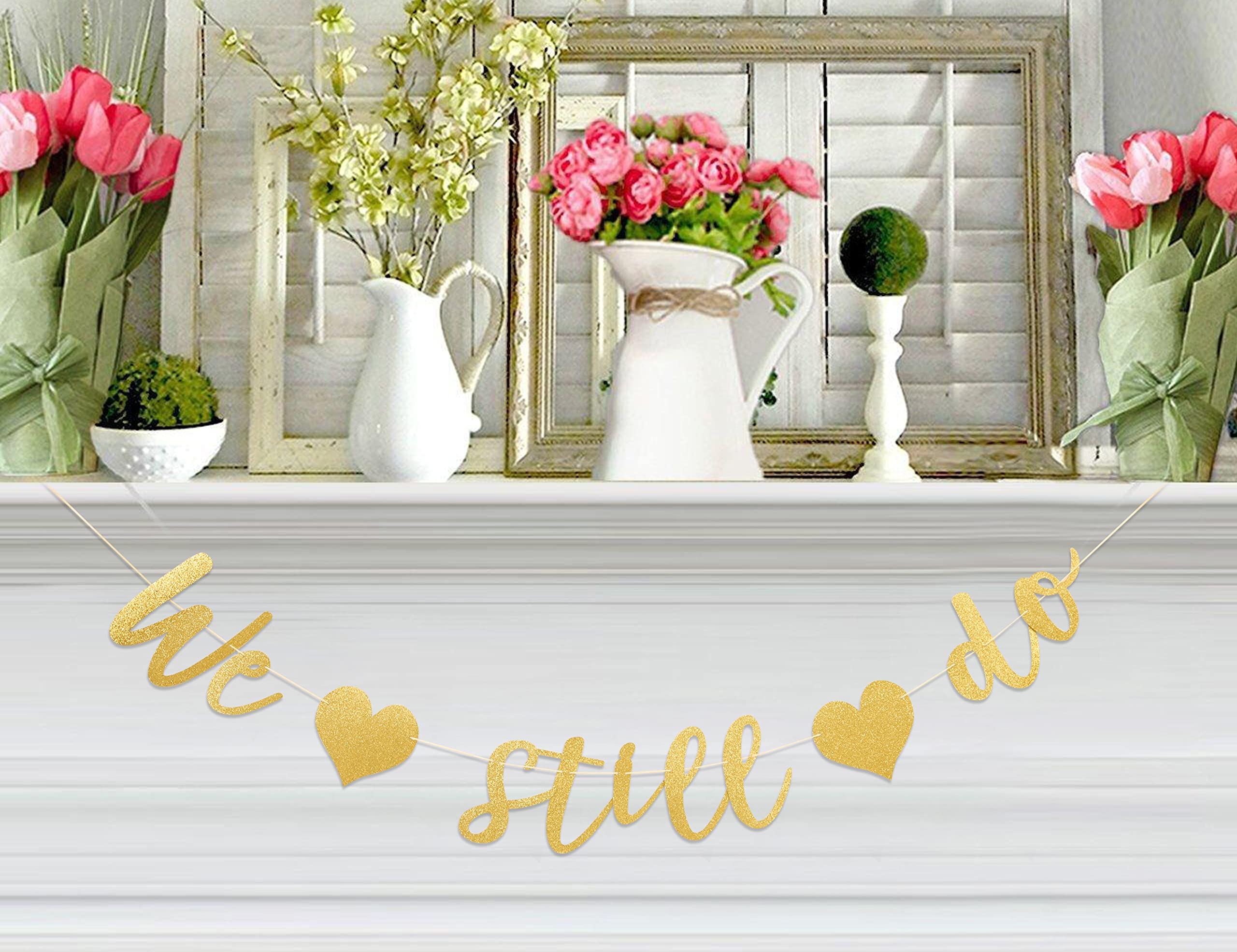 we still do banner - Bridal Shower Banner Decorations, wedding anniversary party decorations engagement banner,bride banner Party decorations