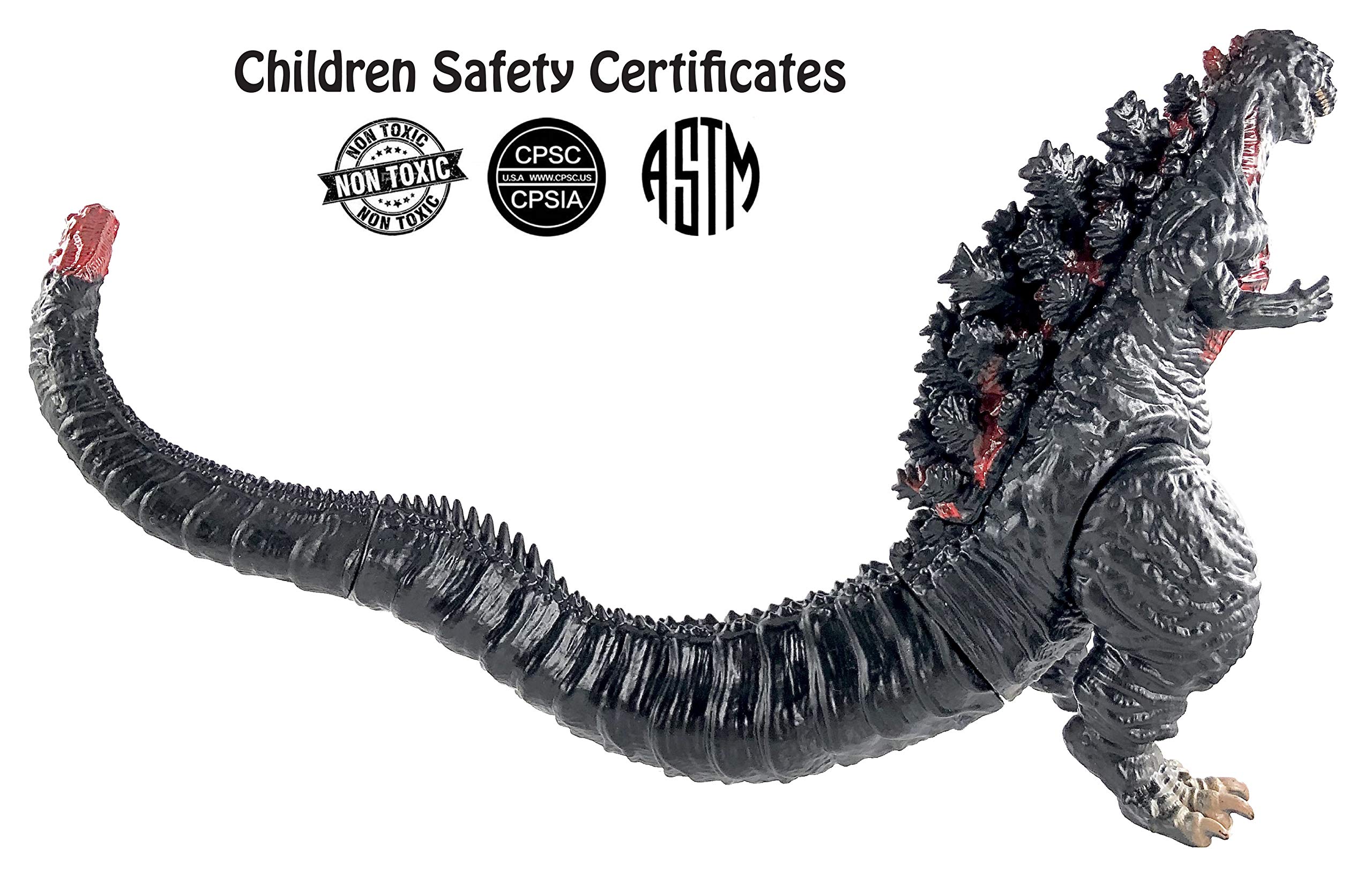 TwCare Legendary Shin Godzilla, Movie Series Movable Joints Action Figures Soft Vinyl, Carry Bag