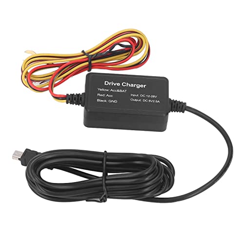 Weojeviy Dash Cam Power Cord Dash Cam Kit, USB Cable 3.2M, for Dash Camera Dash Cam Power Adapter for Dash Cam, Mirror Cam, GPS Navigator And Radar Detector Etc(MINI)