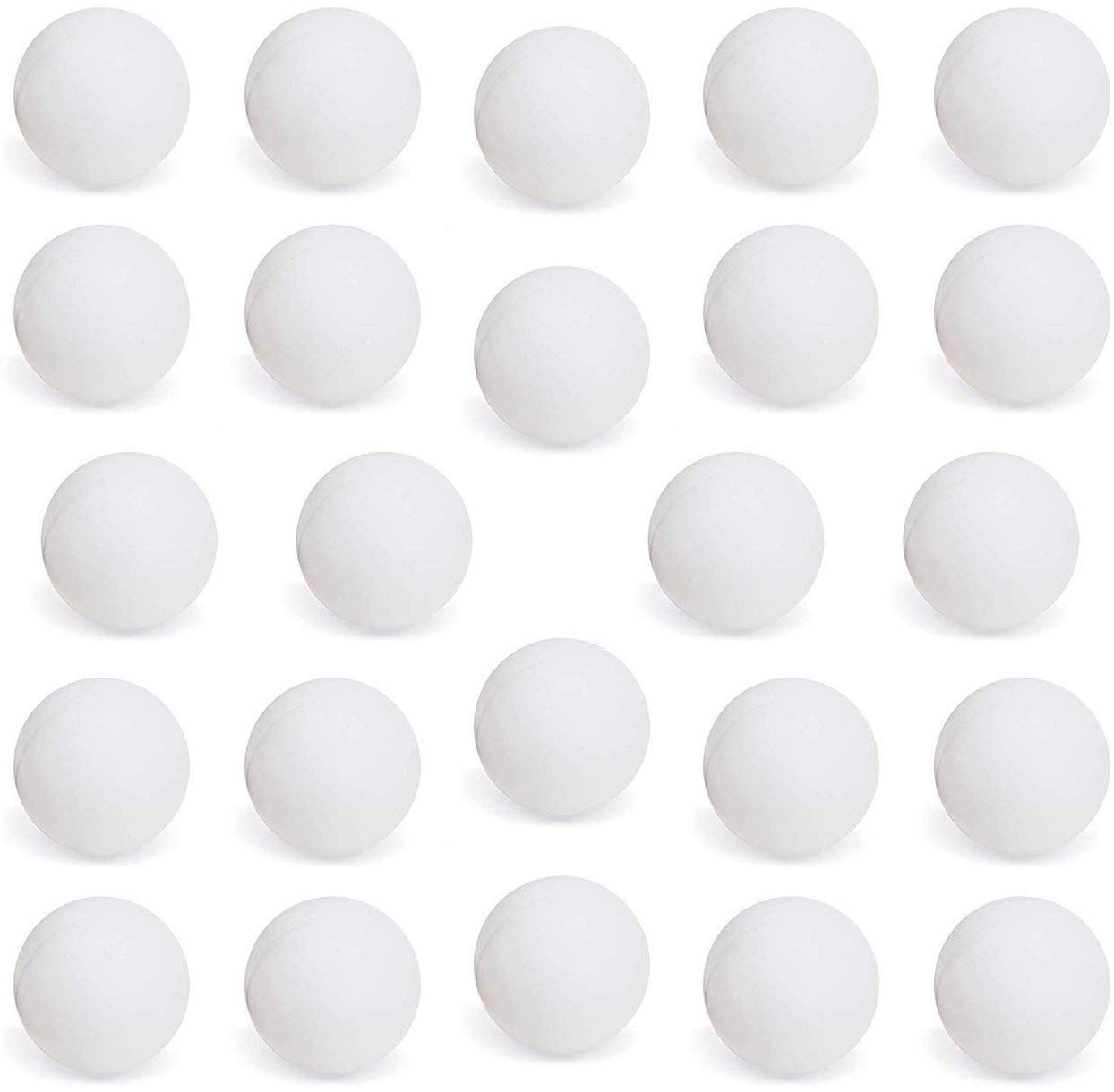 Totem World 24 White Beer Pong Balls - 38mm Ping Pong Washable Plastic for Decoration, Crafts or Party Game Balls