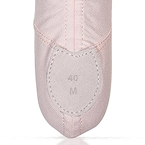 Wear Moi Vesta Stretch Canvas Ballet Slippers, Light Pink, Size 40M EU/ 8.5 US (WMVESSAL40)