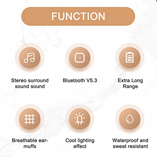 Ywbawe Foldable Headset Bluetooth 5.3 with Wireless and Wired Modes, High Value Over-Ear Stereo Head Mounted Headphones with Soft Ear Pads, for Office School Travel Sports