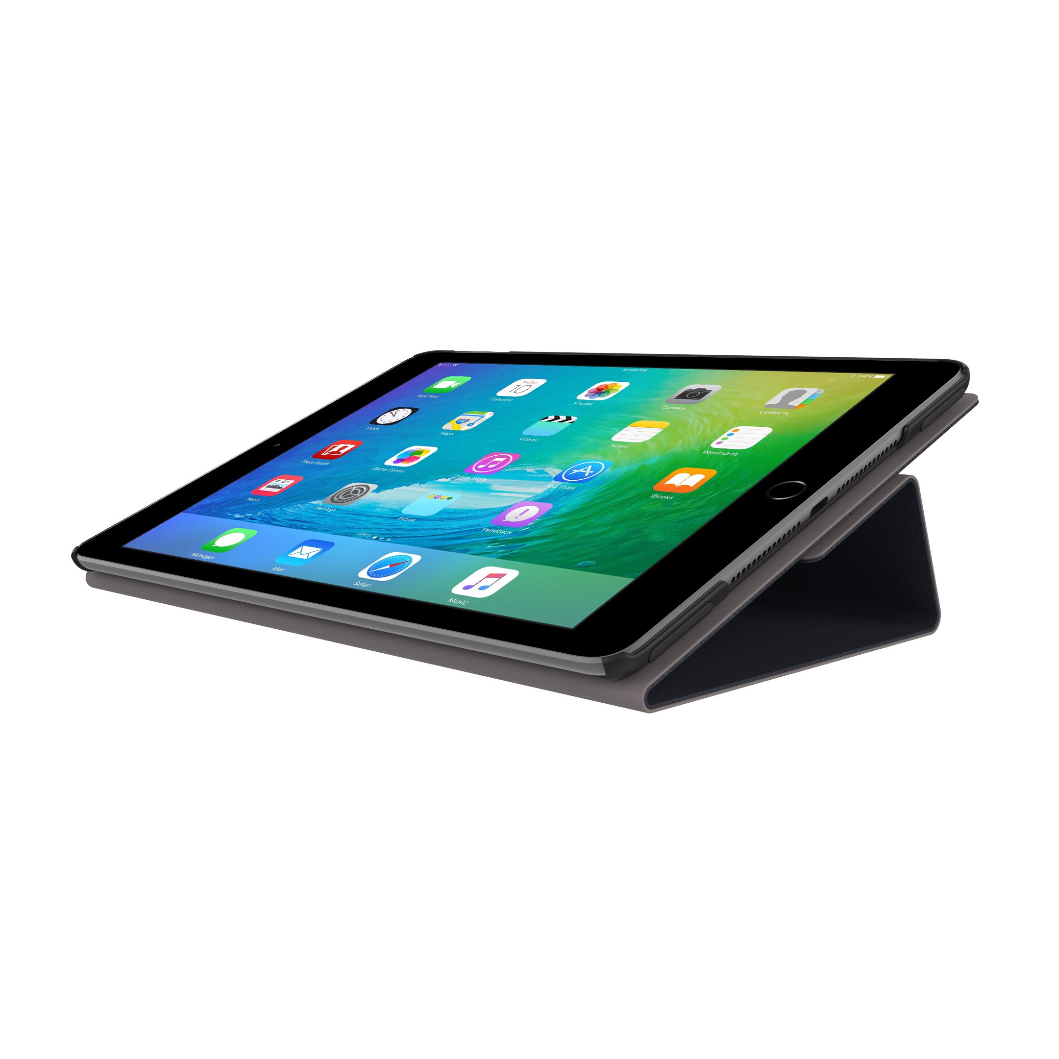Tumi Rotating Folio Case for Ipad Mini, Black, One Size