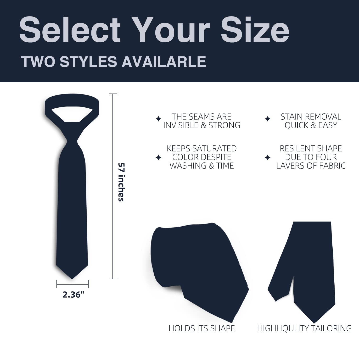 TAGERWILEN Cotton Solid Skinny Men's Necktie 2.36" Tie (Grass green)