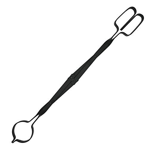 Rocky Mountain Goods Firewood Tongs - Reinforced Wrought Iron for Extra Strength - 26β - Log Grabber for up 12β Thick logs - Log - Rust Resistant Finish Fireplace Tongs for Indoor/Outdoor (2)