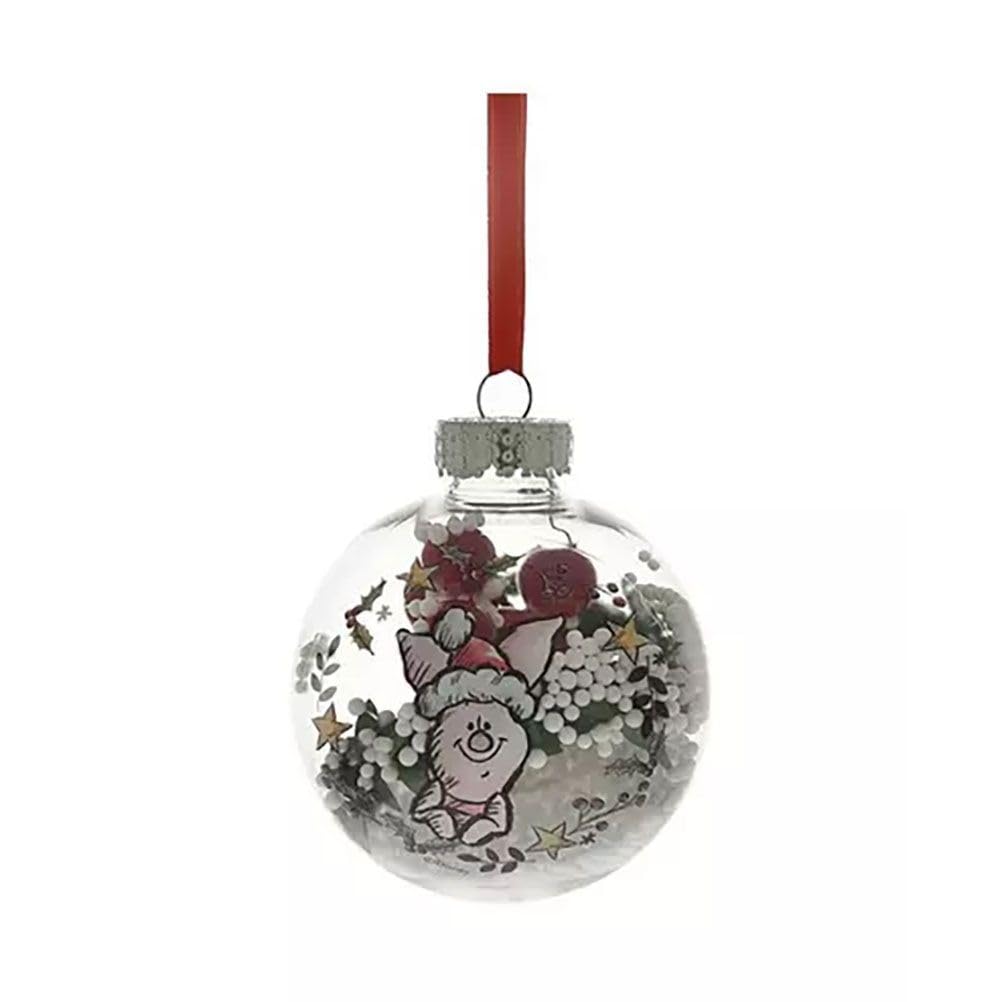Widdop Disney Winnie the Pooh Tigger Eeyore and Piglet Christmas Tree Baubles (Set of 4) with Gift Box