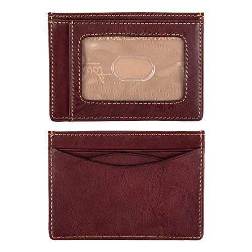 Tony Perotti Mens ID Wallet Card Case Holder Minimalist Front Pocket Carry Italian Leather