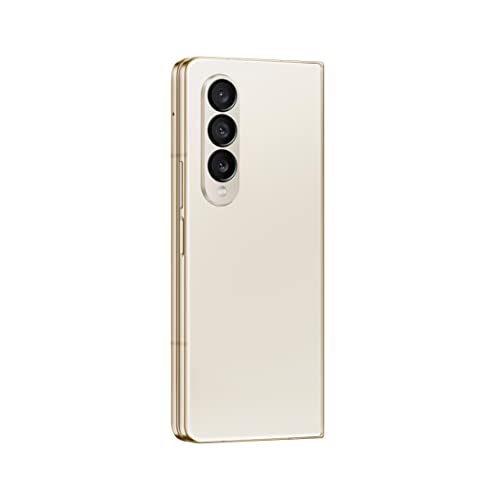 SAMSUNG Galaxy Z Fold 4 Cell Phone, Factory Unlocked Android Smartphone, 256GB, Flex Mode, Hands Free Video, Multi Window View, Foldable Display, S Pen Compatible, US Version, 2022, Beige