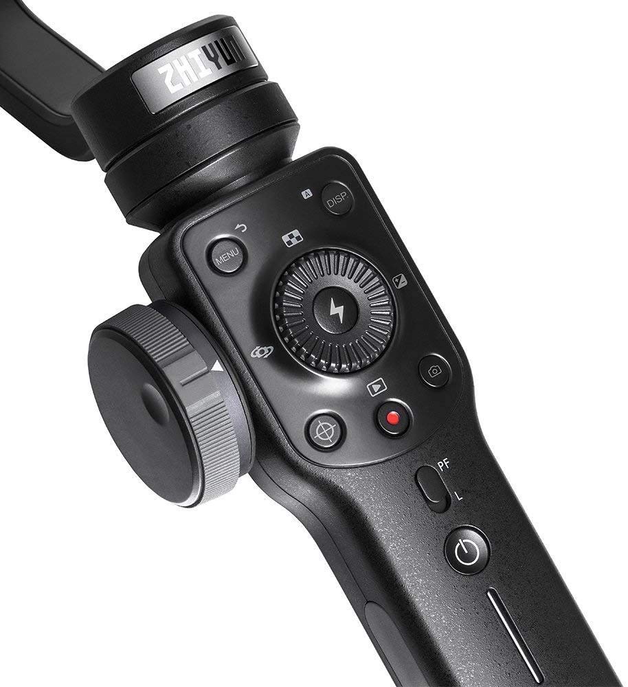 Zhiyun Smooth 4 [Official] 3-Axis Handheld Smartphone Gimbal, Professional Phone Stabilizer for iPhone Android(with Tripod), Ideal for Vlogging YouTube TikTok Instagram Live Video