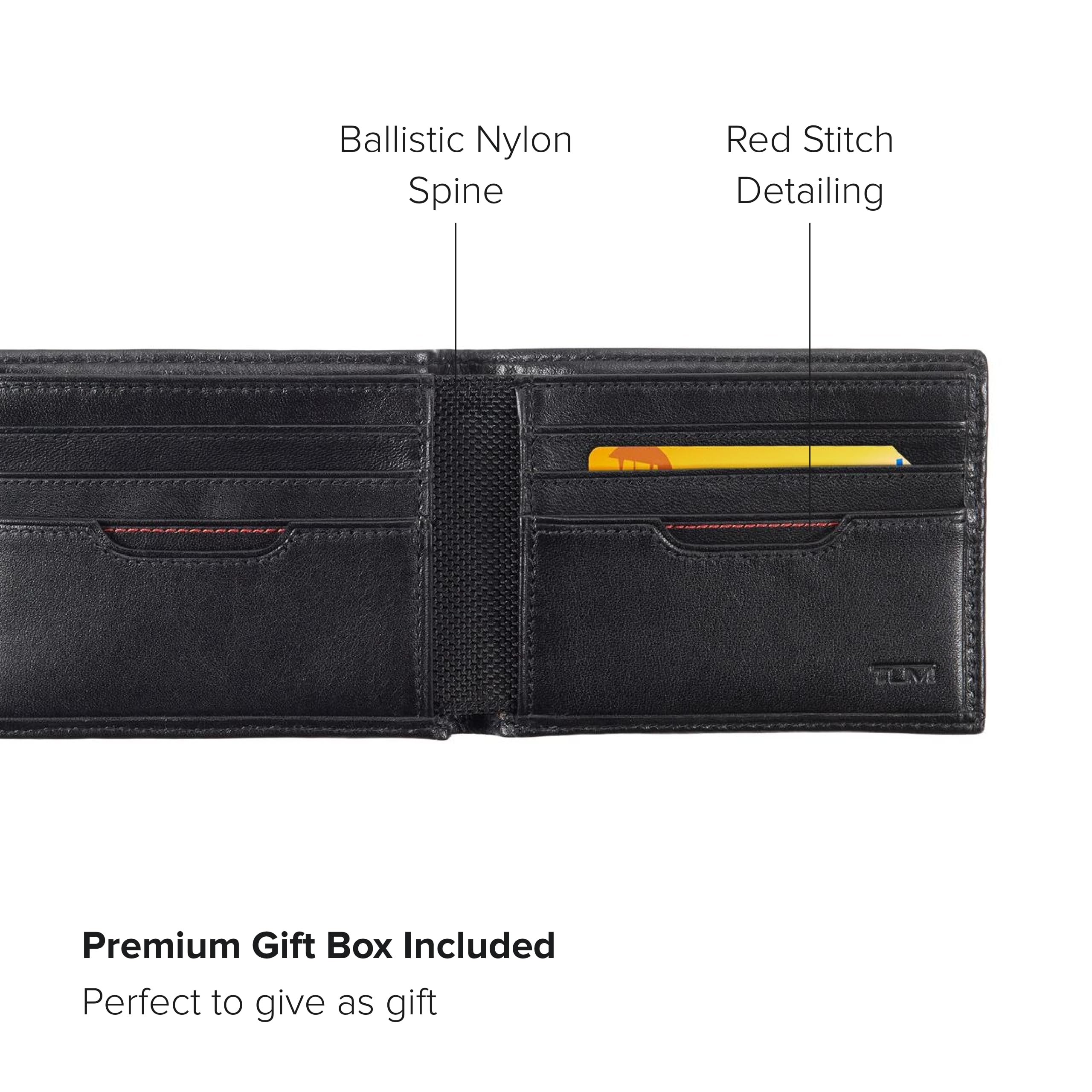TUMI - Delta Double Billfold Wallet with RFID ID Lock for Men - Black
