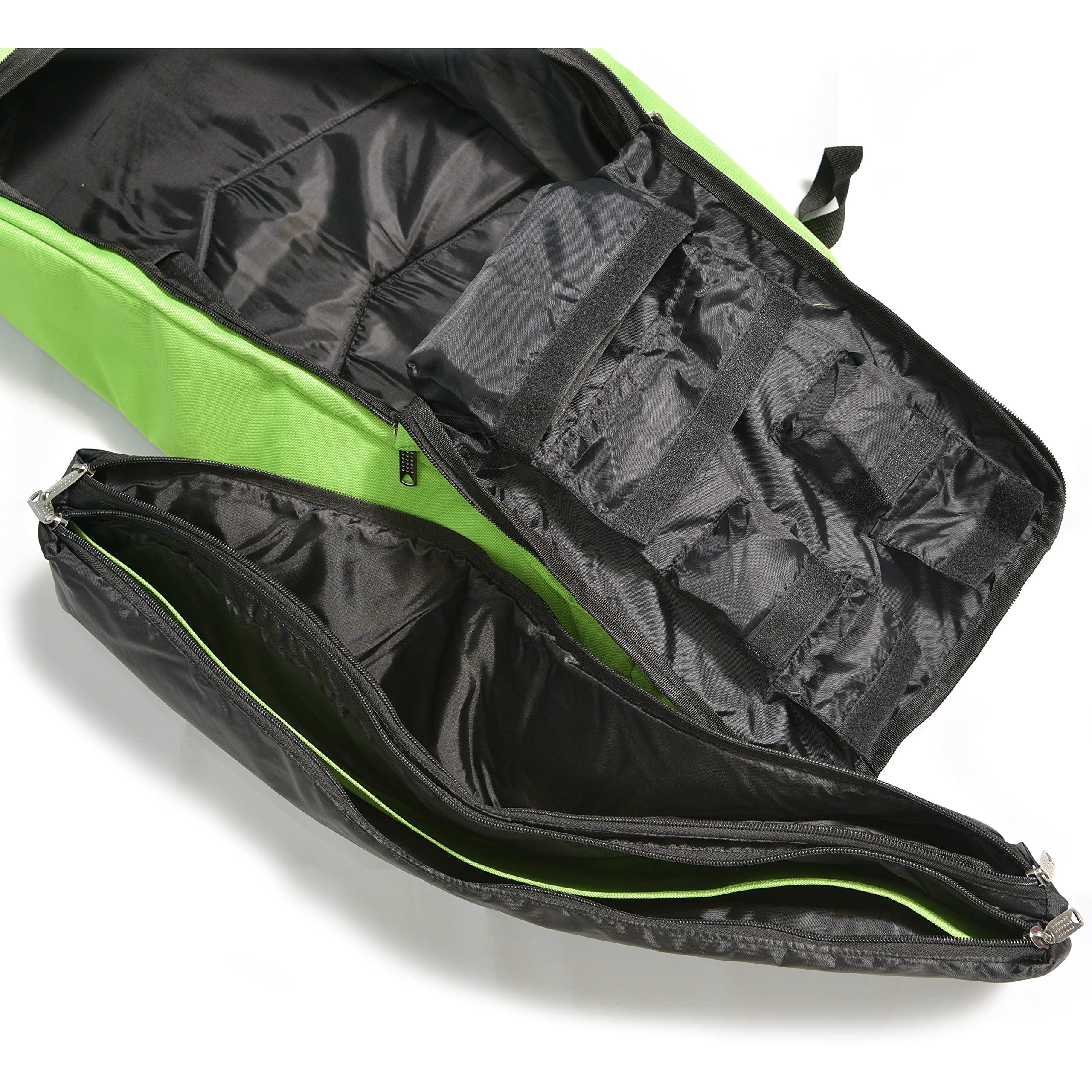 UNIVERSE ARCHERY Takedown Recurve Bow Case with Arrow Tube | Hunting Multi Pockets PVC Cordura Backpack | Shoulder Bag with Adjustable Straps For Archery Waterproof Pocket (68CM X 25 CM) (Green)