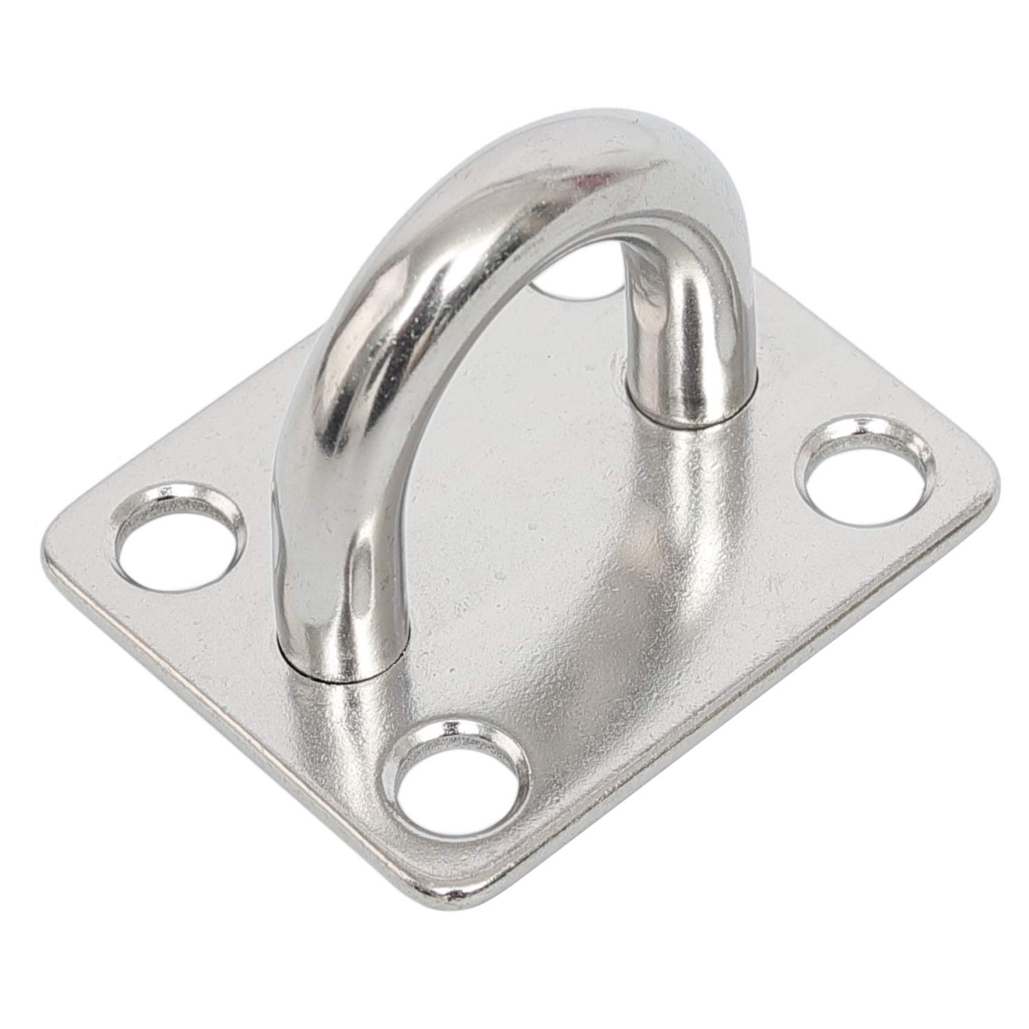 Wall Ceiling Mount Pad Eye Plate, Heavy Duty Marine Hardware Staple Loop U-Shaped Ring Hook Sail Shade Hardware, Suspension Kit for Resistance Training Straps,Yoga Swings, Hammock & Gym Accessories