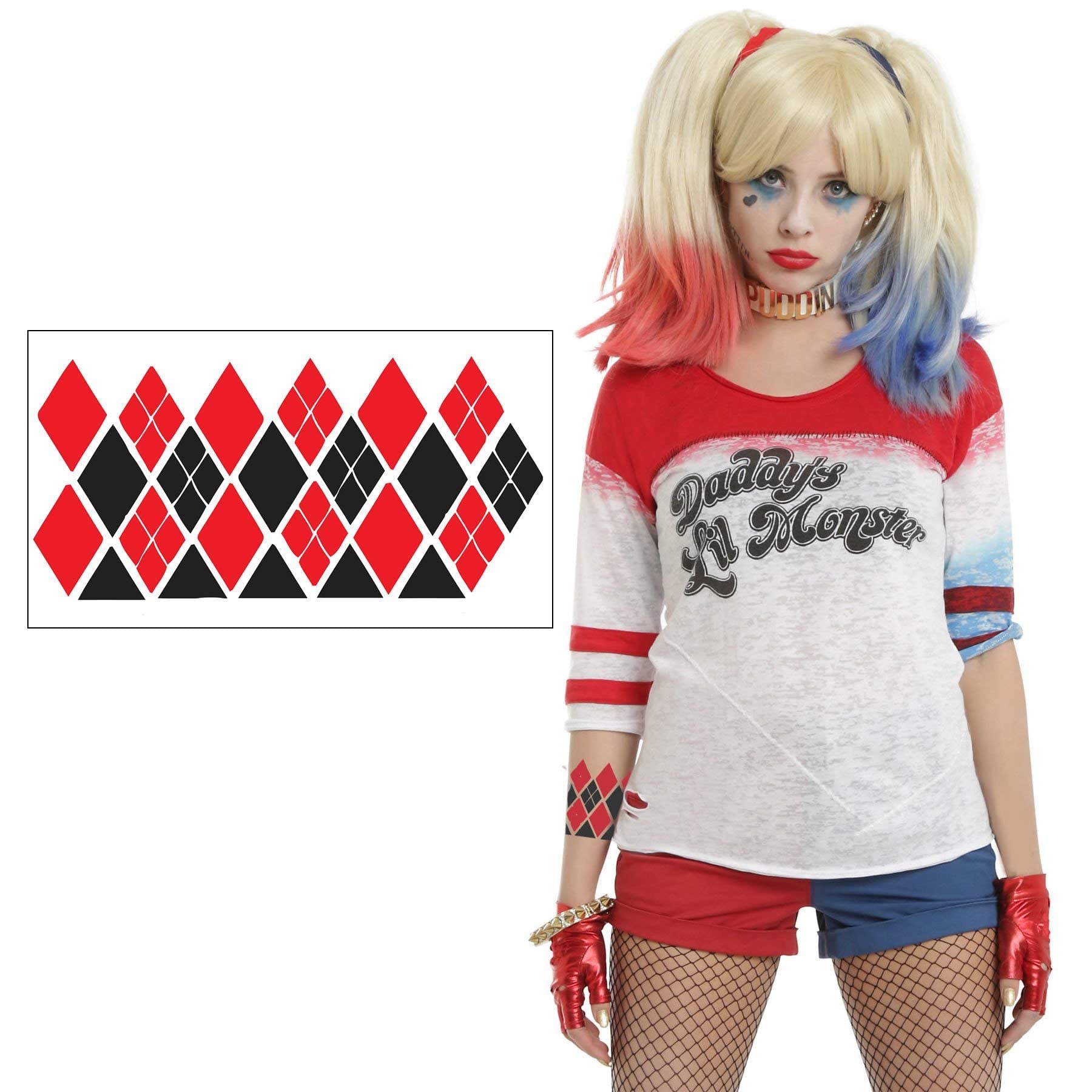 Updated 2022 Professional HQ Complete Temporary Tattoos - All Versions - 4 Sheets w/ 30+Tats - Halloween Costume/Cosplay