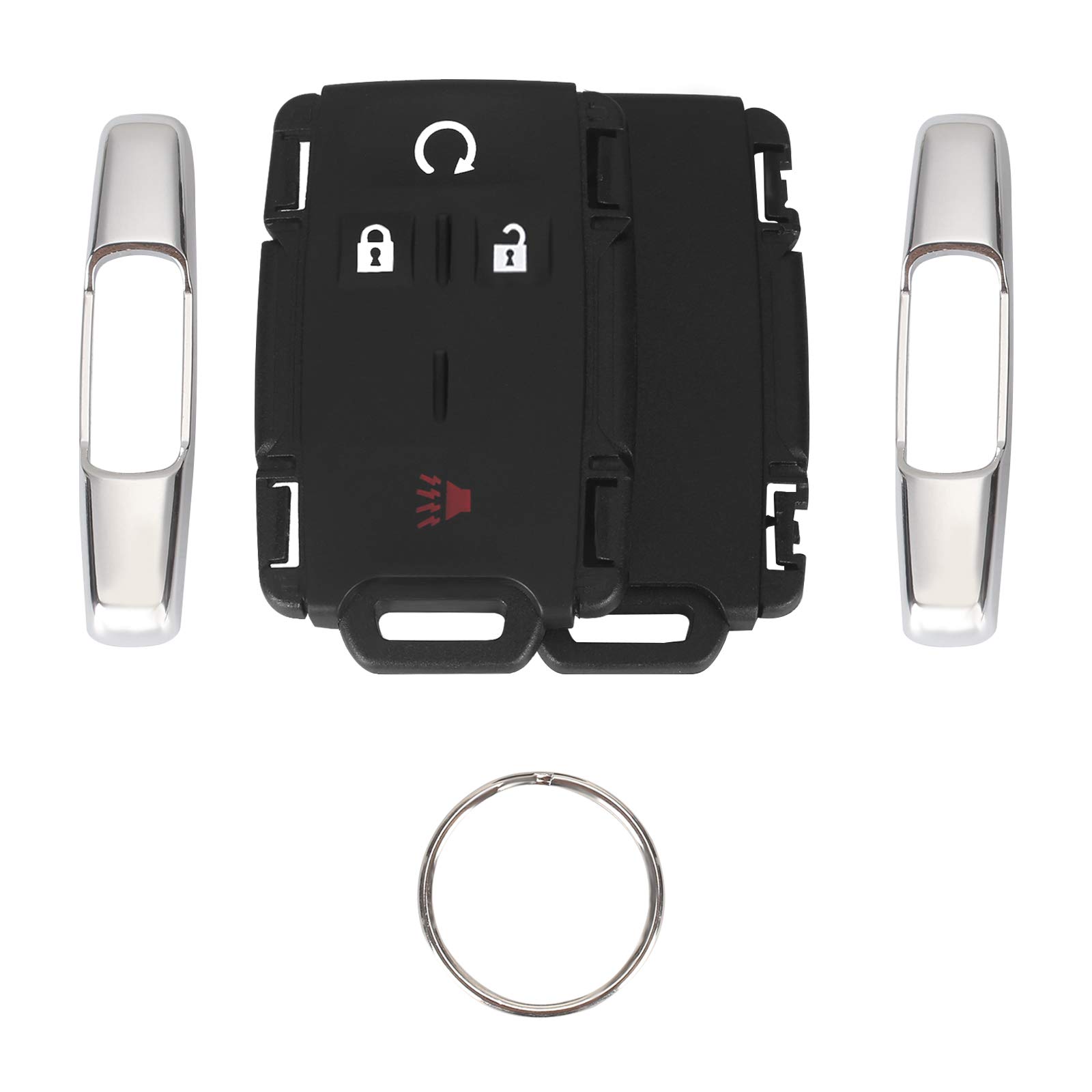 YORKING Replacement Remote Control Key Fob, Keyless Entry Key Fob Case Fits Chevy Silverado Colorado GMC Sierra Canyon Car Key Housing Replacement for M3N-32337100 Casing Only