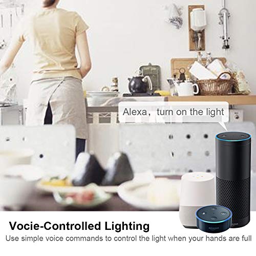 WiFi Relay Switch Self-Locking Switch Module, AC 90-264V WiFi Relay Switch Module Smart Life/Tuya APP Remote Control Switch Relay Module, Compatible with Alexa Echo Google Home