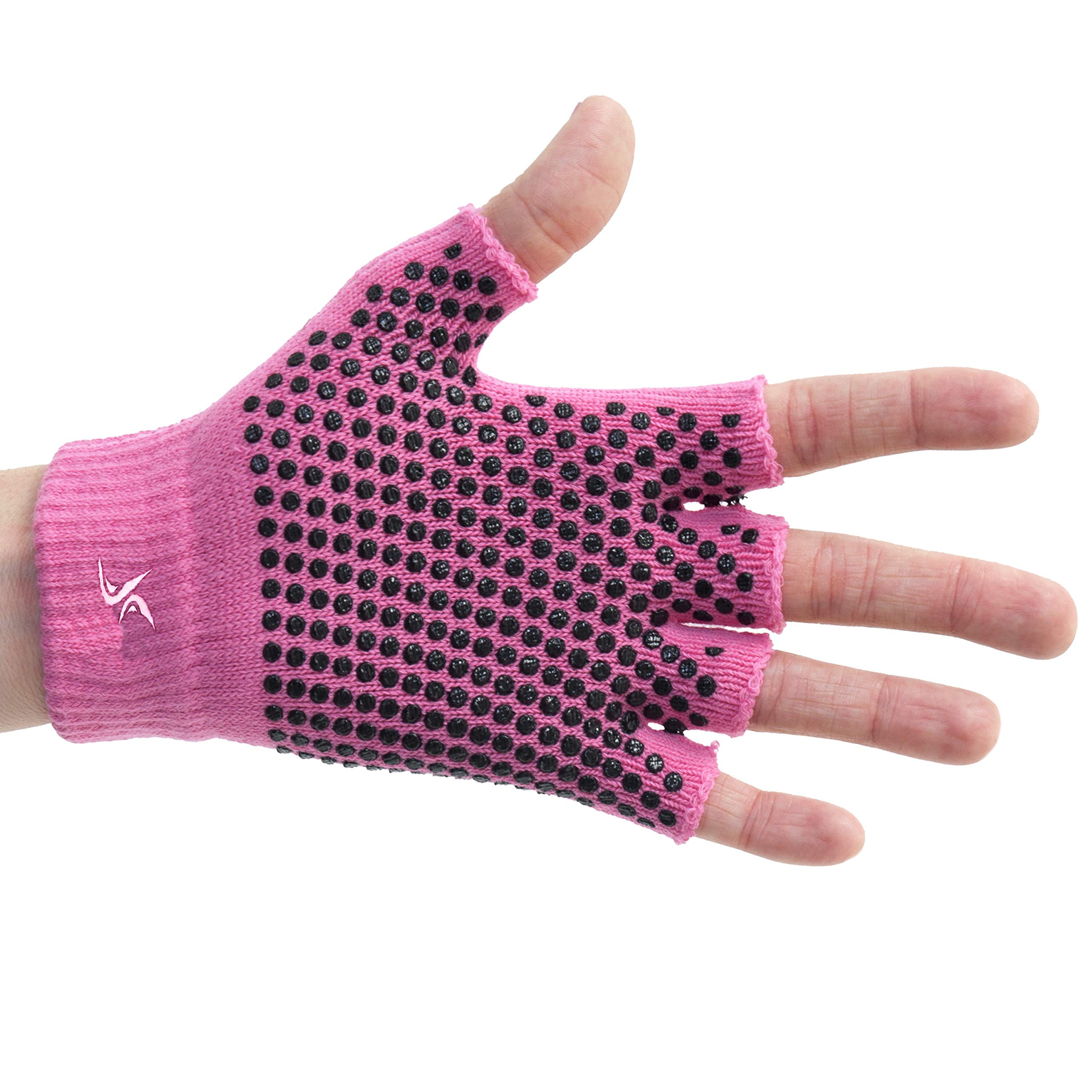 ProsourceFit Grippy Yoga Gloves Improve Your Yoga or Pilates Practice by Creating a Non-Slip Grip to Increase Stability and Reduce Sliding while Holding Poses