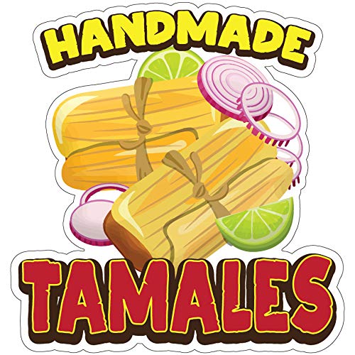 SignMission Handmade Tamales Concession Stand Food Truck Sticker, Decal Size: 16"