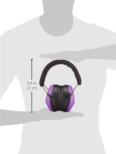 Venture Gear VG80 Series Adult Hearing Protection Earmuff, Purple, VG Clamshell, one Size (VGPM8065C)