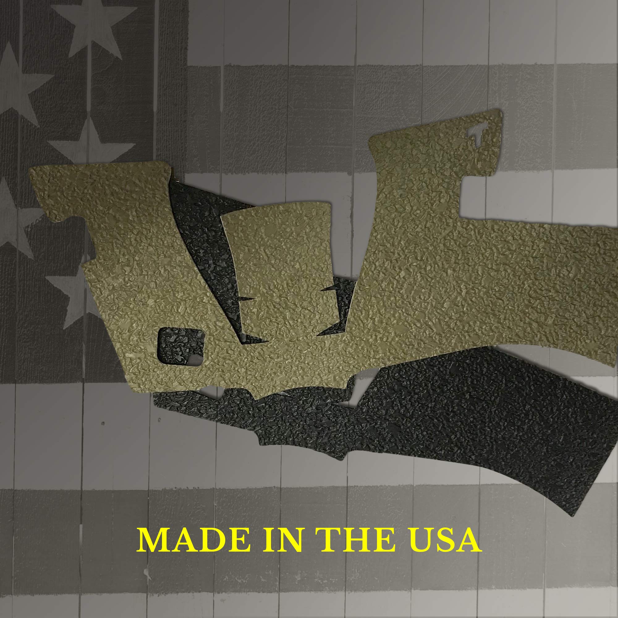 TALON Grips Adhesive Pistol Grip Compatible with Glock 26, 27, 28, 33, 39 β Made in The USA β Gen - Rubber, Black