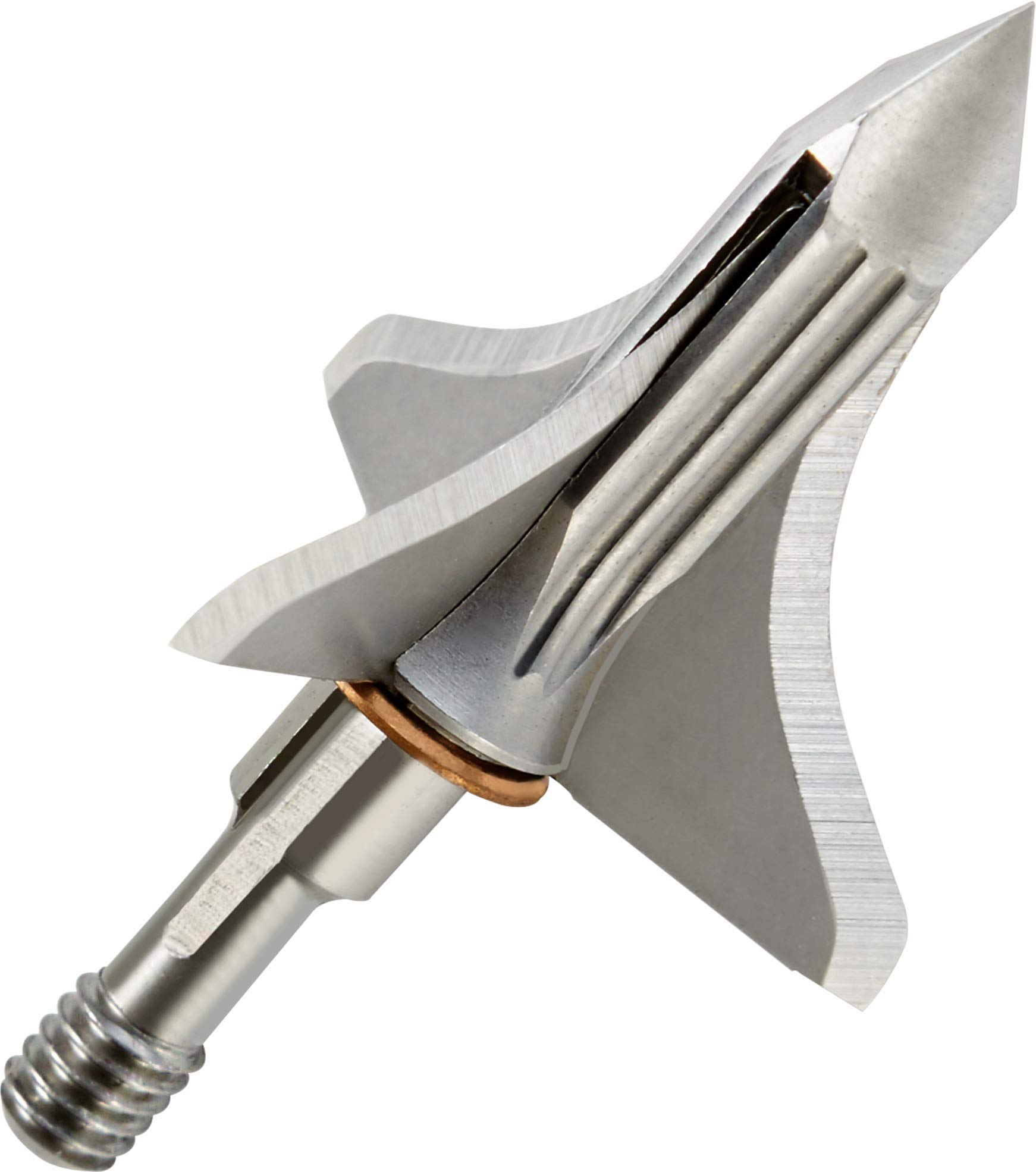 Trophy Taker Shuttle T-LOK 100 Grain Broadheads Combo Pack – 1 Pack of Broadheads & 1 Pack of Replacement Blades