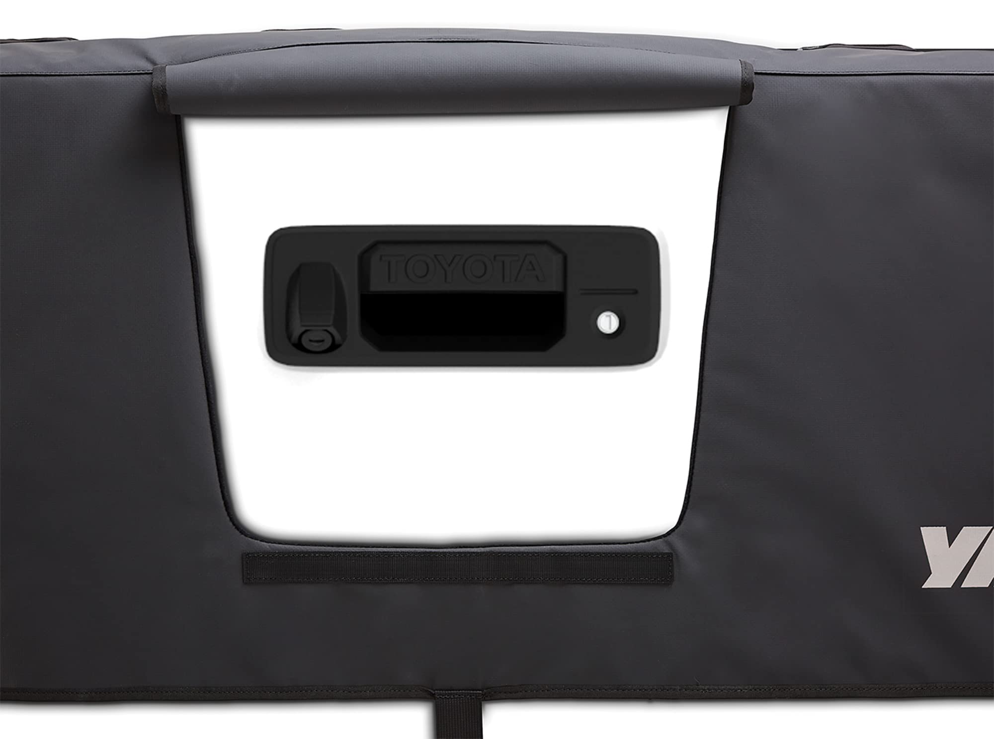 Yakima Gatekeeper Full Size Truck Bed Medium Polyester Trunk Tailgate Bicycle Rack Pad with Soft Felt Backing, Cradles, and Buckles for 5 Bikes, Black