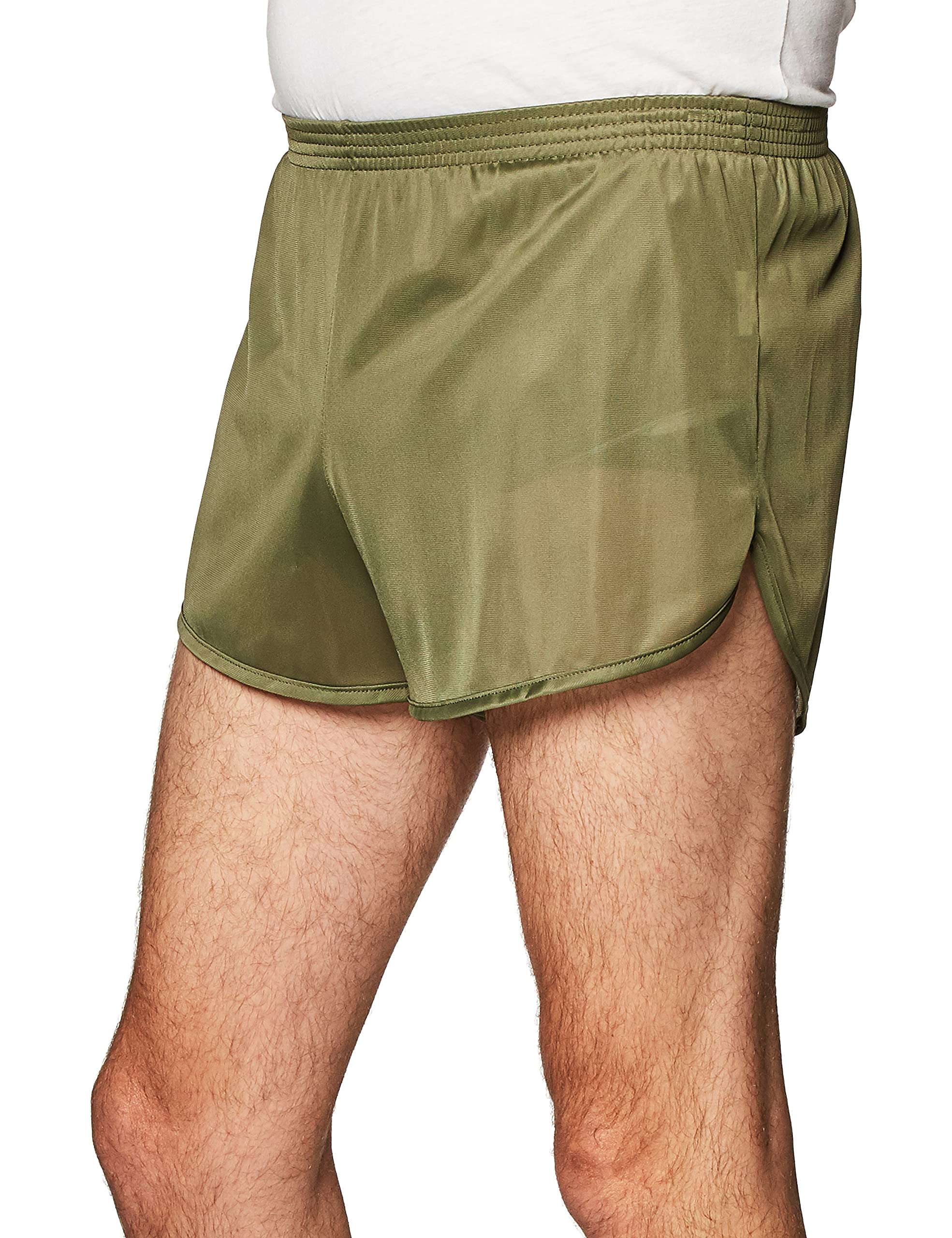 Soffe Men's Ranger Panty Running Short,Od Green,Medium