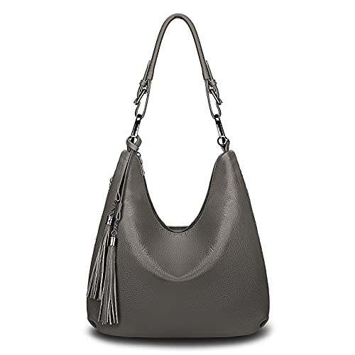 YALUXE Leather Shouldr Bag for Women Hobo Purses and Handbags Top Handle Tote Vintage Style