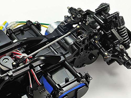 Tamiya 47453 Volkswagen 1:10 VW Bus Type 2 T1 Flower Paint, Remote Controlled Car, RC Vehicle, Building, Assembly Kit Model