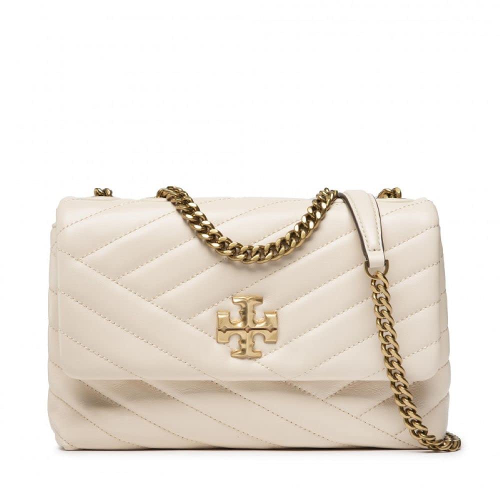 Tory Burch Women's New Cream Ivory Kira Convertible Shoulder Bag Handbag