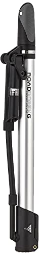 Topeak Road Morph G Bike Pump with Gauge, Black, Silver, Large x w x h 35 x 5.7 x 2.8 cm/ 13.8” x 2.2” x 1.1”, TRP-3G