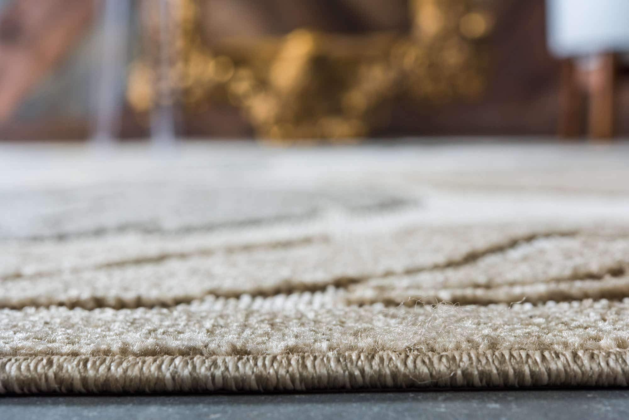 Unique Loom Outdoor Botanical Collection Area Rug - Augusta (7' 1" x 10' Rectangle, Beige/ Ivory)