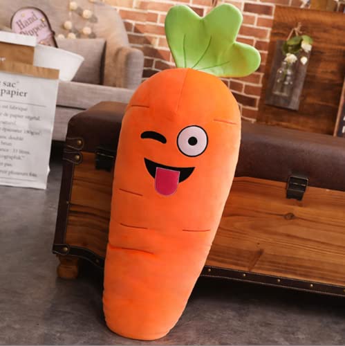 YUDONG Plush Carrot Pillows Cute Throw Pillow Soft Stuffed Plush Toys for Kids Plush Pillow 18 Inches