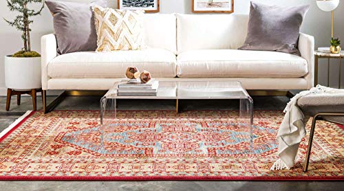 Unique Loom Sahand Collection Traditional Geometric Classic Navy Blue Area Rug (2' 2 x 3' 0)