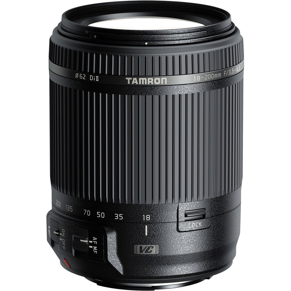 Tamron 18-200mm Di II VC All-In-One Zoom Lens - Canon Mount (AFB018C-700) - (Renewed)