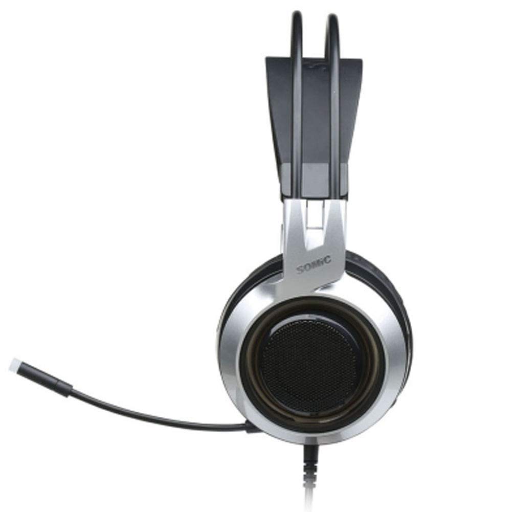 YYZLG Head-Mounted Gaming Headset to Eat Chicken Headset Light USB Plug Interface, Professional Gaming Headset