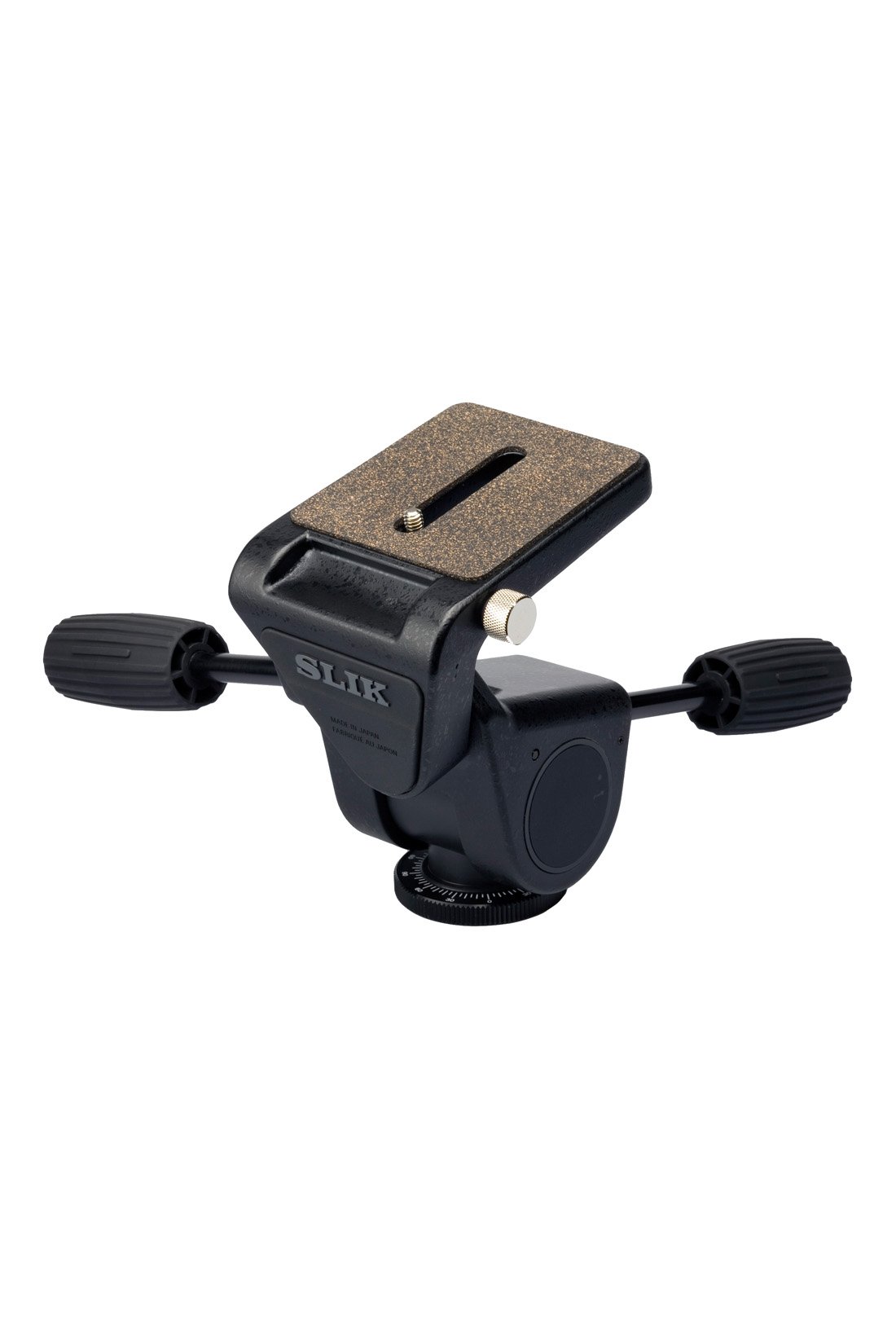 SLIK Professional 3-Way Panhead - Supports 22 lb (10 kg), Black (618-909)