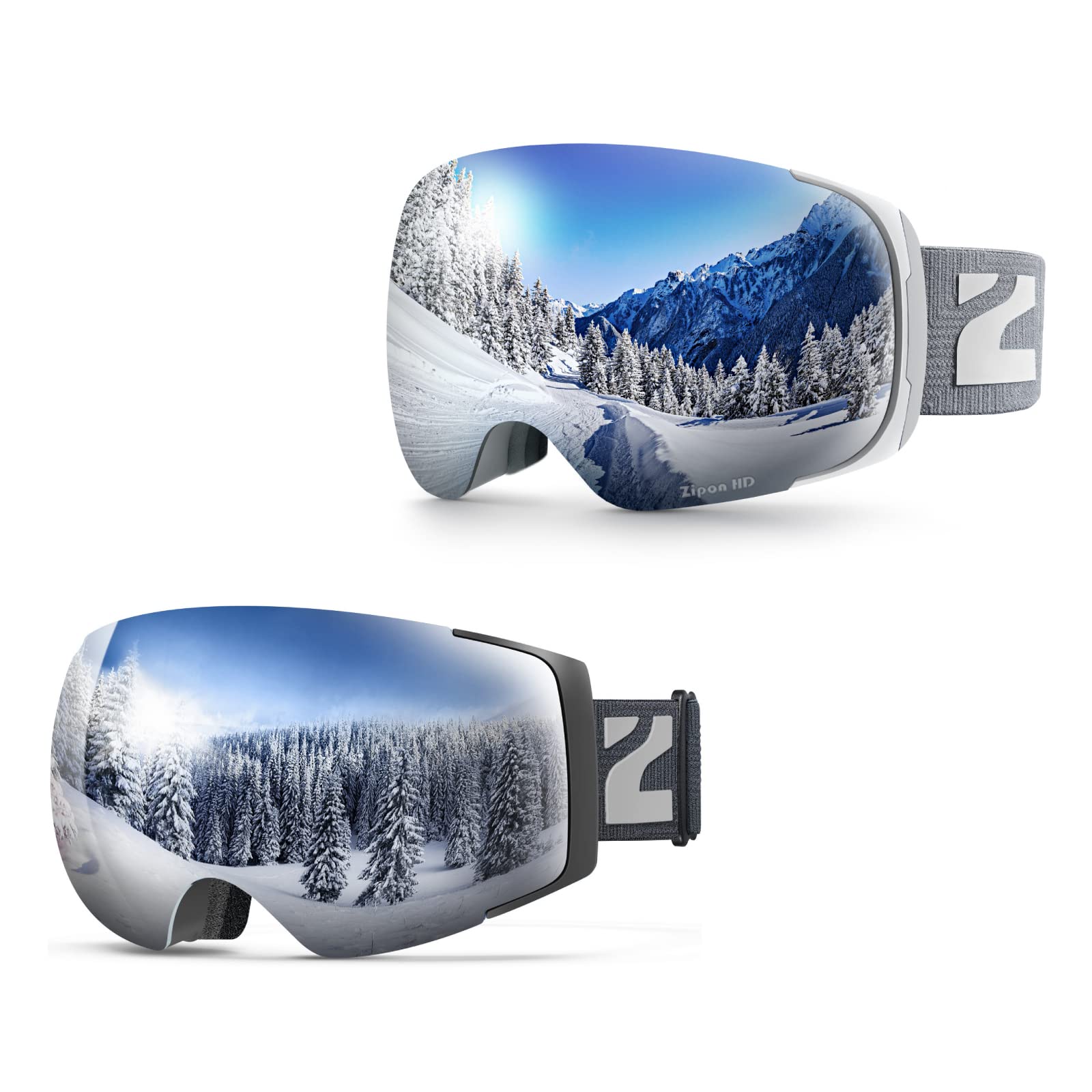 ZIONOR Lagopus Ski Goggles Z1 Zipon HD Lens Ski Goggles