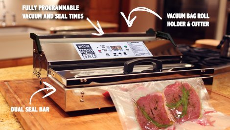 Weston 65-0901-w Pro-3500 Commercial Grade Vacuum Sealer, 15" bar, Stainless Steel