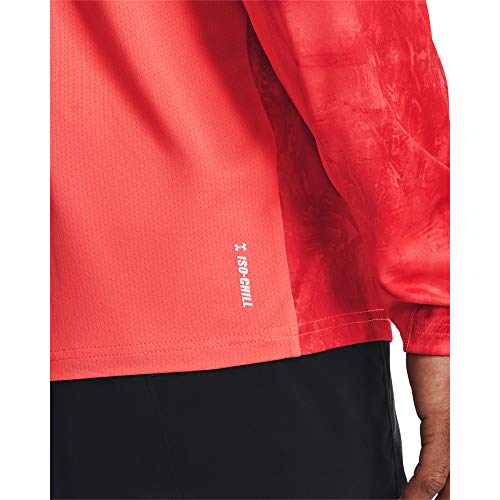 Under Armour Iso-chill Shore Break Camo Hoodie, Venom Red (690)/Summit White, Small