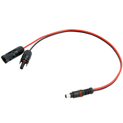 Valley Enterprises 8mm to Solar Connector Adapter Cable 18 Inches Length, Compatible Replacement for Goal Zero 98015