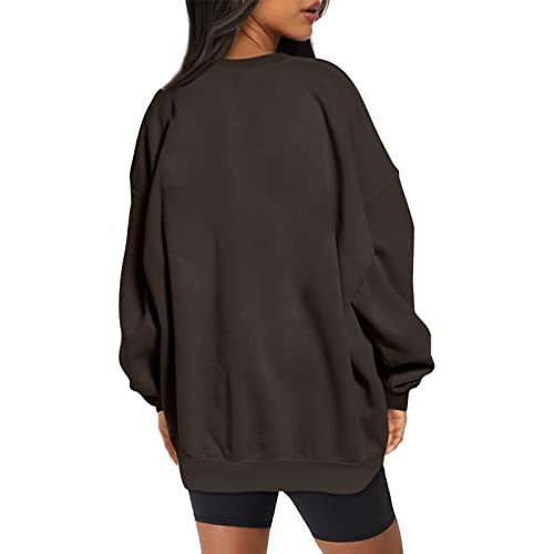 Womens Fashion Christmas Print Pullover Long Sleeve V-Neck Sweatshirt Autumn and Winter Tops