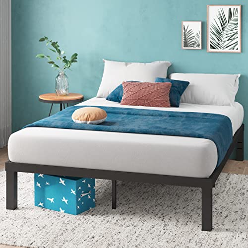 ZINUS Luis 14 Inch QuickLock Metal Platform Bed Frame / Mattress Foundation with Steel Slat Support / No Box Spring Needed / Easy Assembly, King