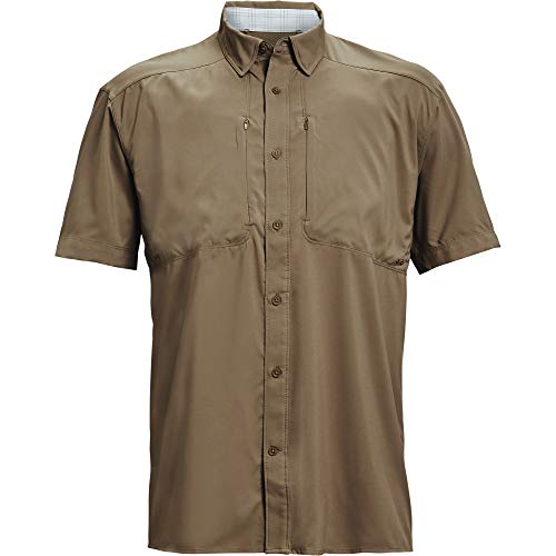 Under Armour Tide Chaser 2.0 Fish Short Sleeve T-shirt, Bayou (251)/Khaki Base, Small