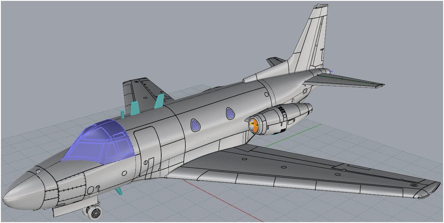Sword T-39 A Sabreliner (1/72 Model kit)
