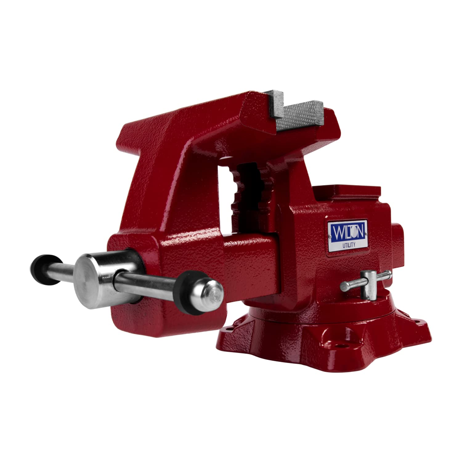 Wilton Utility Bench Vise, 6-1/2â Jaw Width, 6" Jaw Opening, 4" Throat (Model 676U)