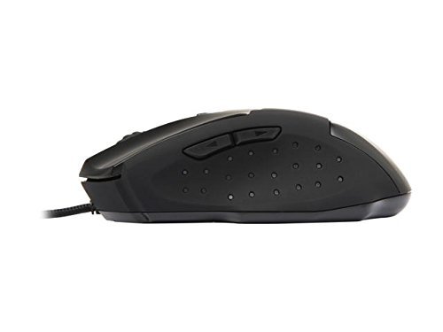 Rosewill LED Lighting Wired USB Gaming Mouse, Gaming Mice for Computer/PC/Laptop/Mac Book with 4000 DPI Optical Gaming Sensor and Ergonomic Design with 6 Buttons for Big Hand User(ION D10)