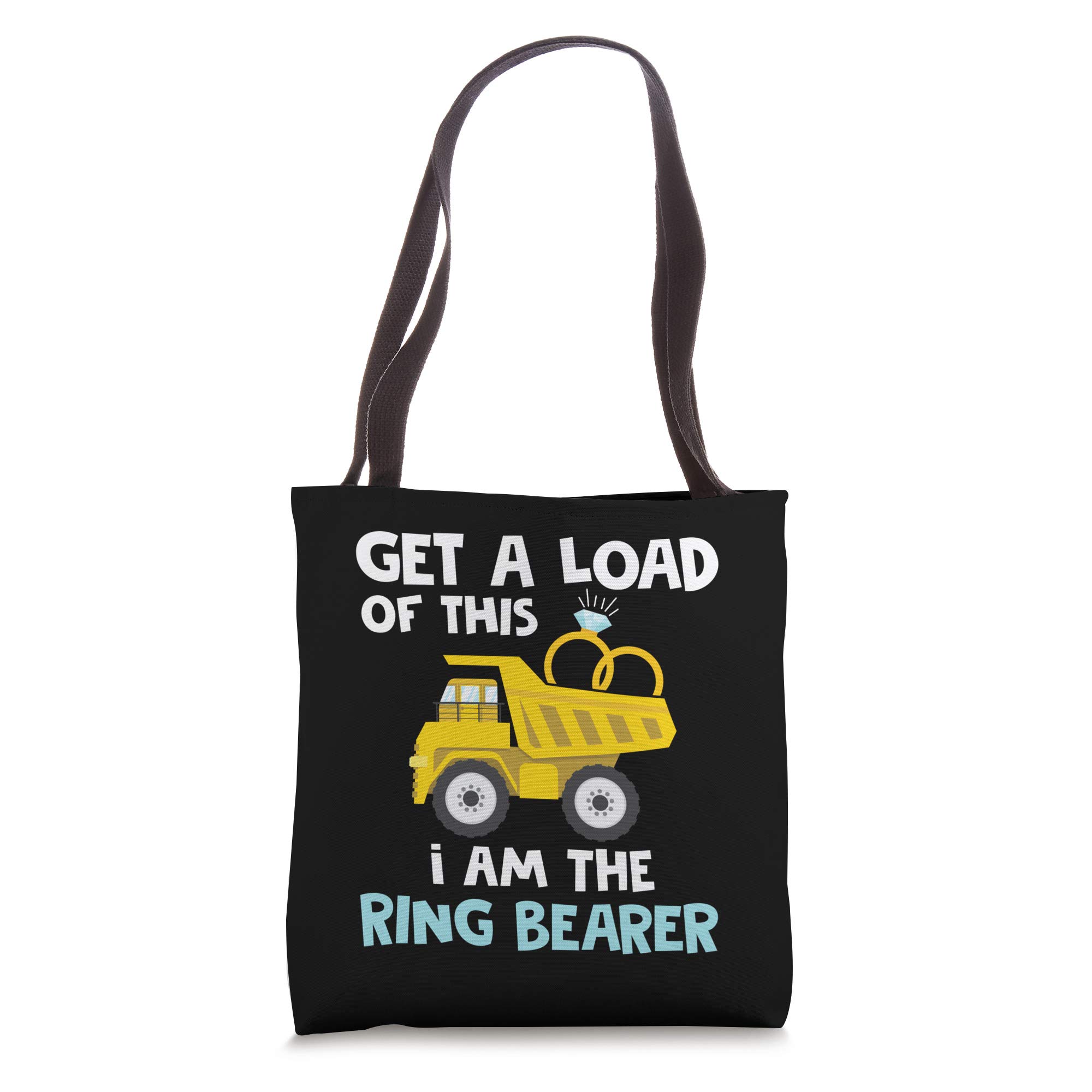 Wedding Shirts Ring Bearer Funny Truck Shirts Boys Men Gifts Tote Bag